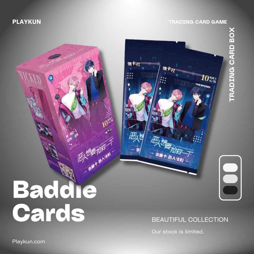 I Want to Be a Big Baddie Trading Cards - PlayKun