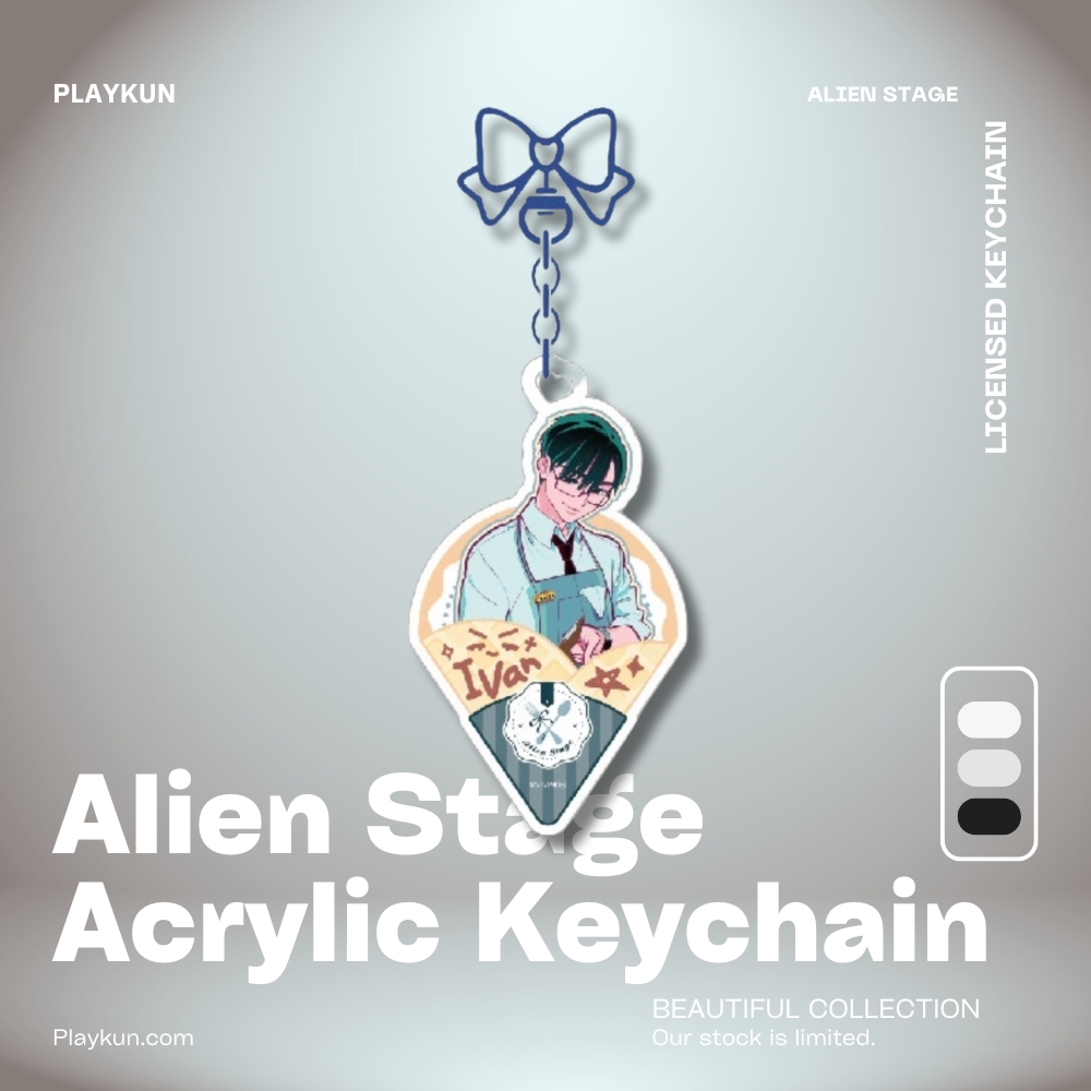 Alien Stage Cafe Acrylic Keychain - PlayKun
